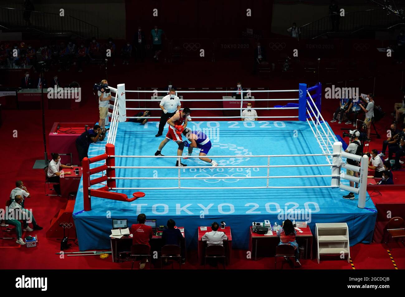 Bakhodir Jalolov of Uzbekistan the Men's Super Heavy (+91kg) Final Bout ...