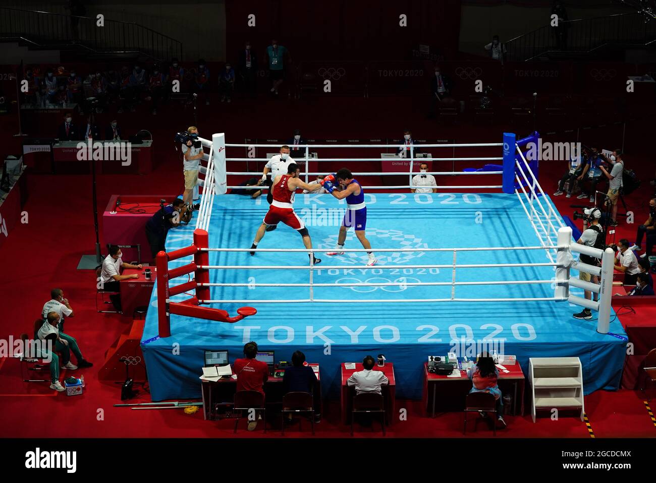 Bakhodir Jalolov of Uzbekistan the Men's Super Heavy (+91kg) Final Bout ...