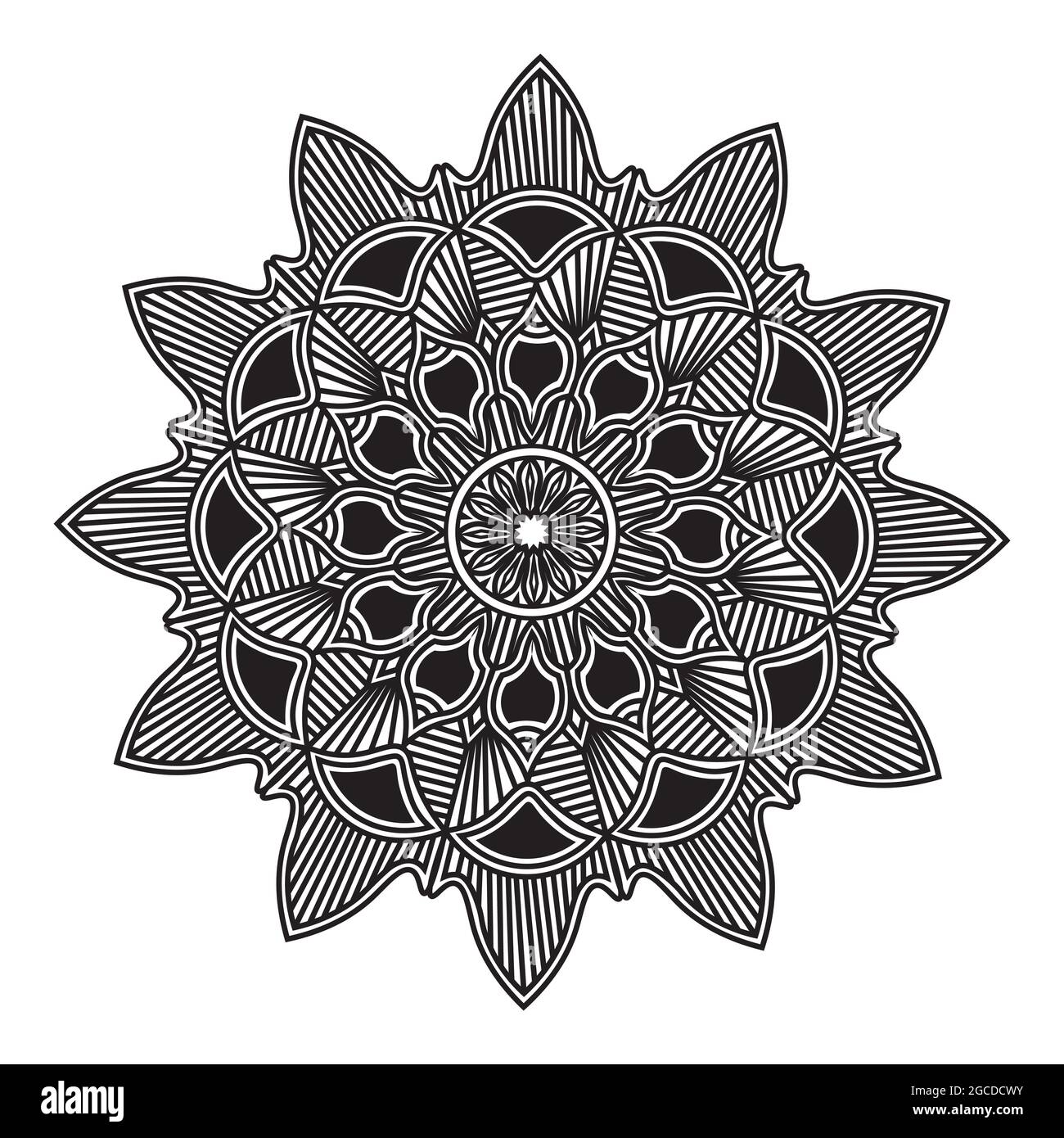 arabesque silhouette ornament mandala pattern design for print template ...
