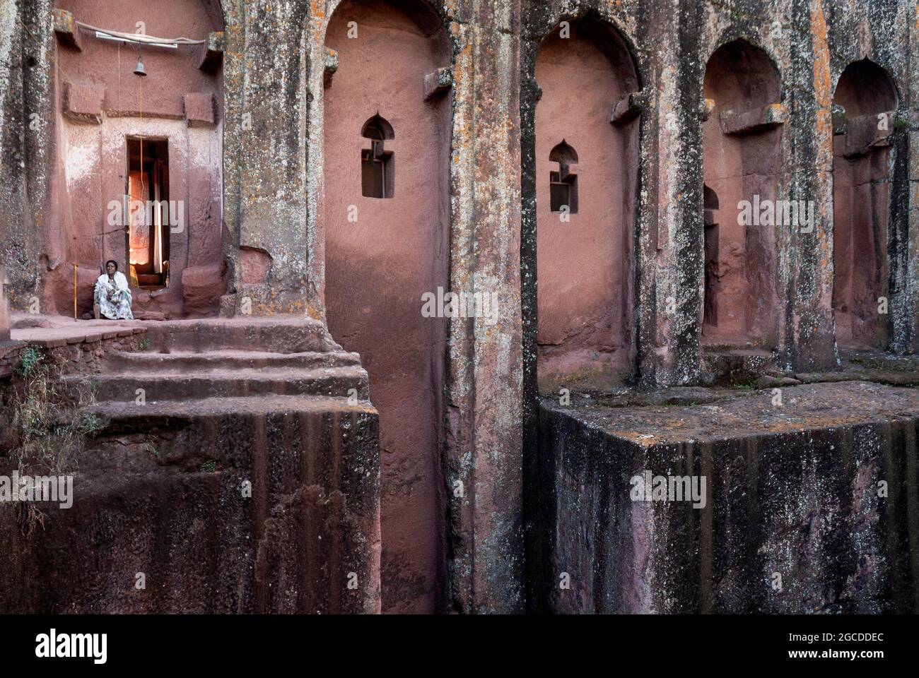 lalibela ancient rock-hewn monolithic churches landmark UNESCO heritage ...