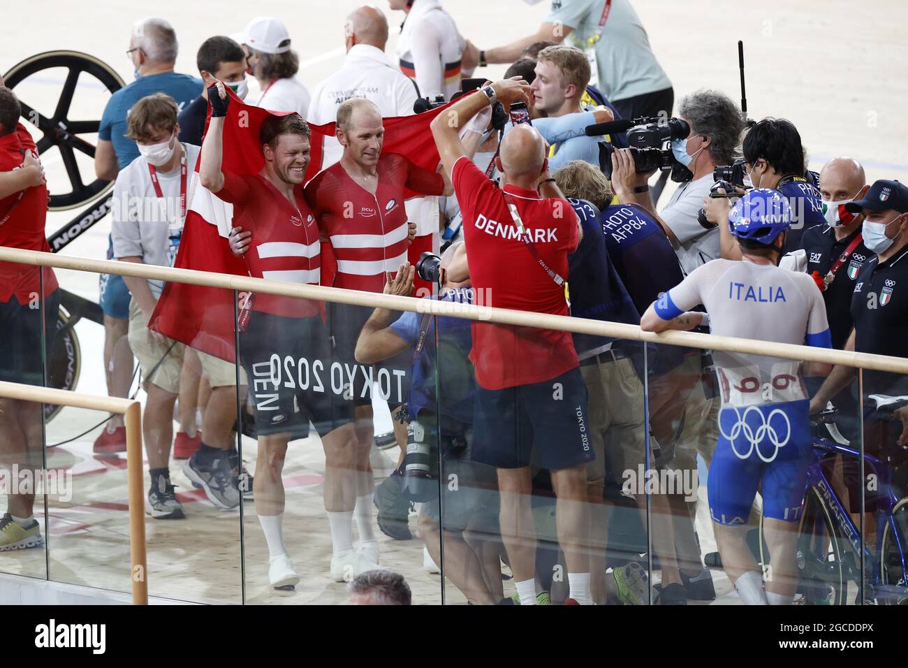 HANSEN Lasse Norman / MORKOV Michael (DEN) Gold Medal during the ...