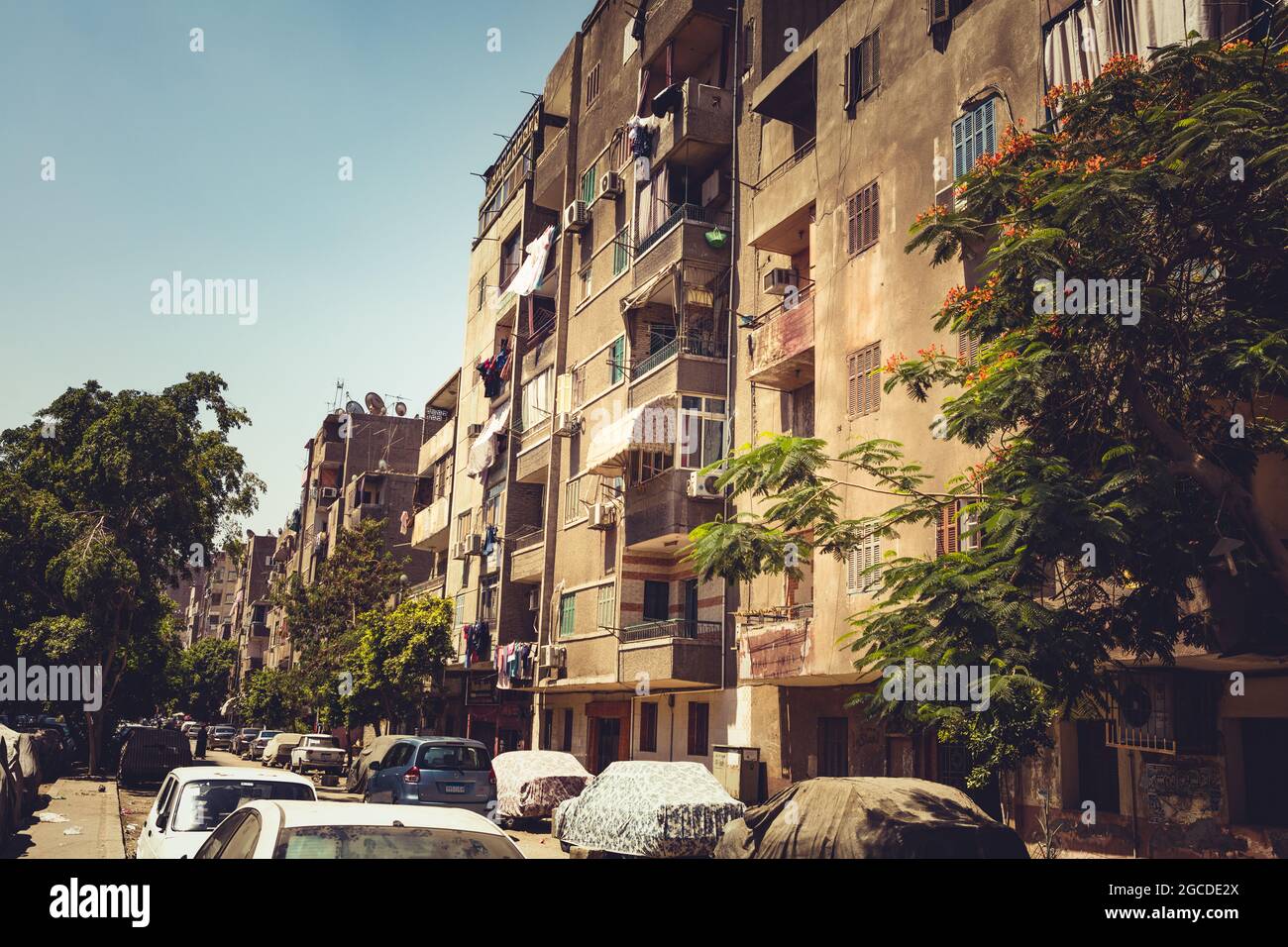 Busy streets of Cairo Egypt Stock Photo - Alamy