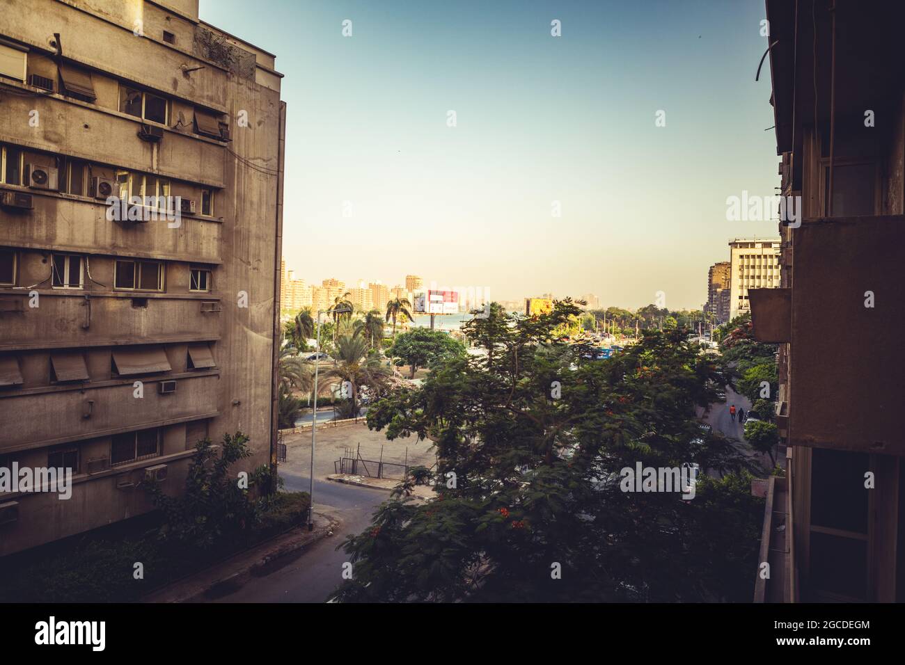 Busy streets of Cairo Egypt Stock Photo - Alamy