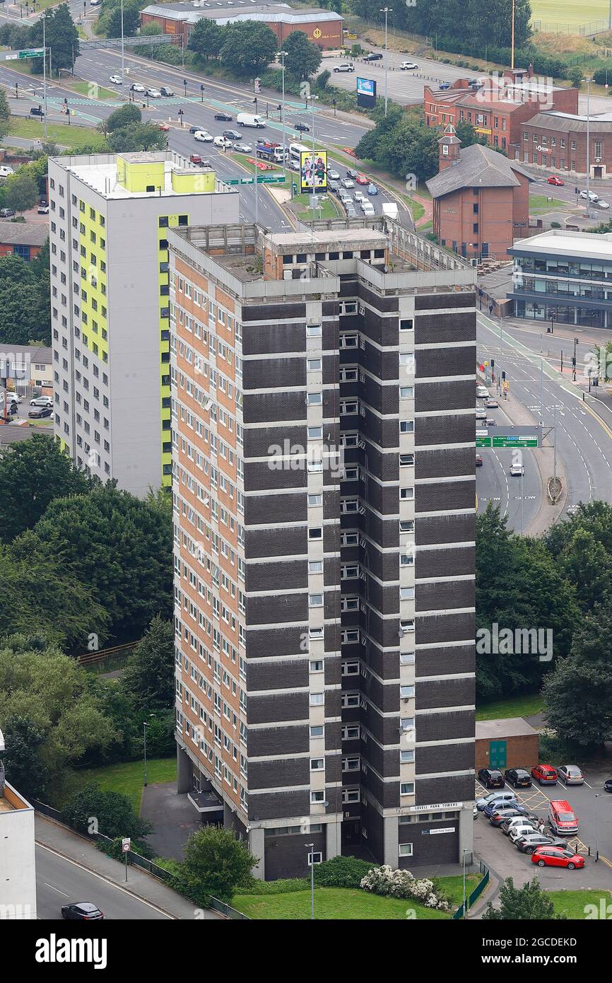 One of many views across Leeds City Centre from the top of Yorkshire's ...
