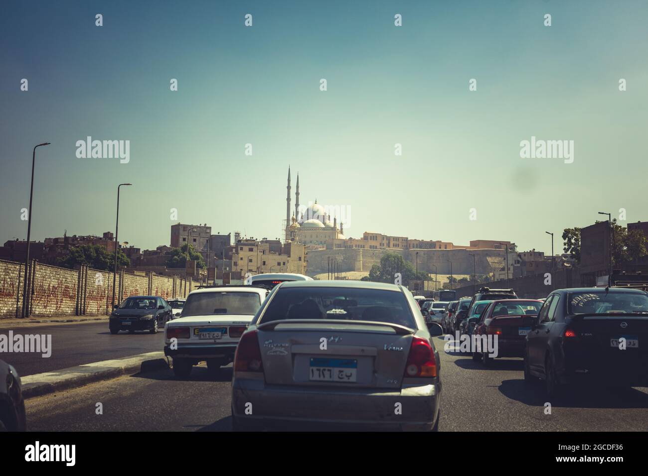 Busy streets of Cairo Egypt Stock Photo - Alamy