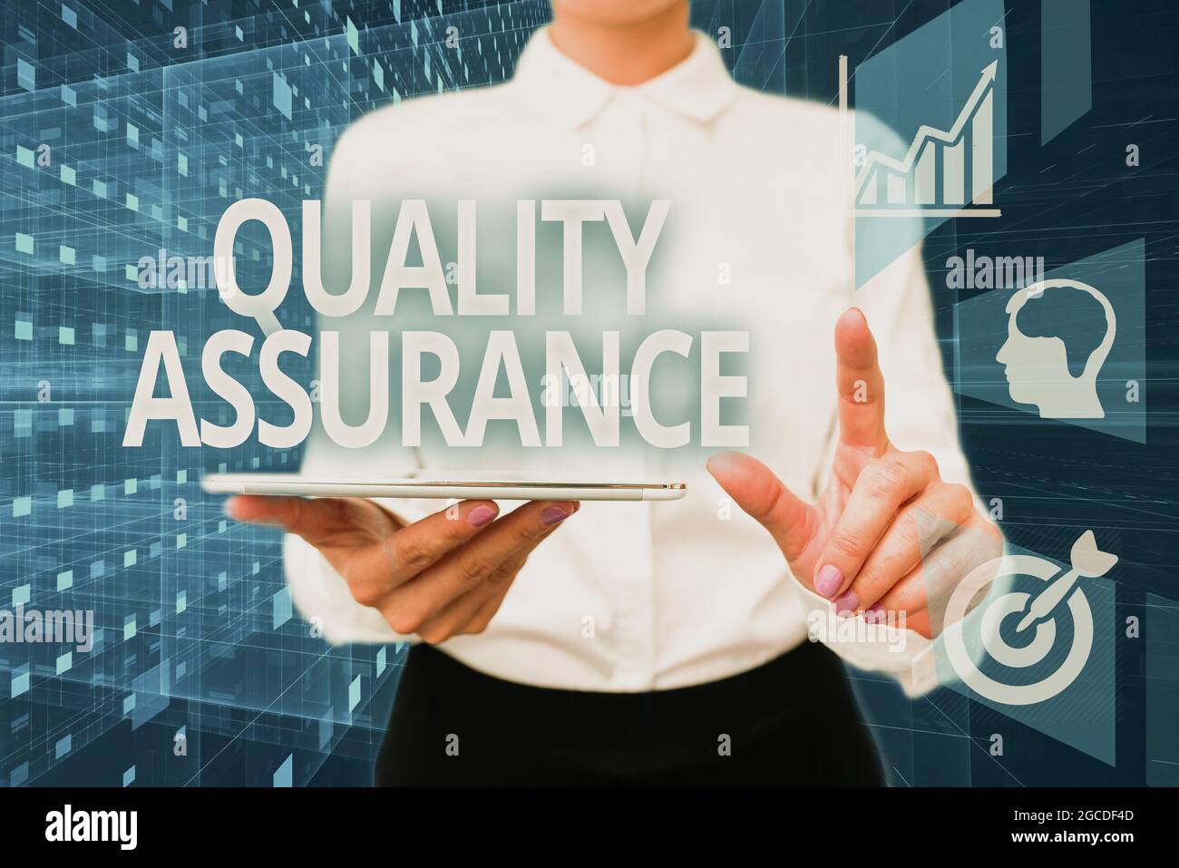 Conceptual display Quality Assurance. Business idea preventing mistakes ...