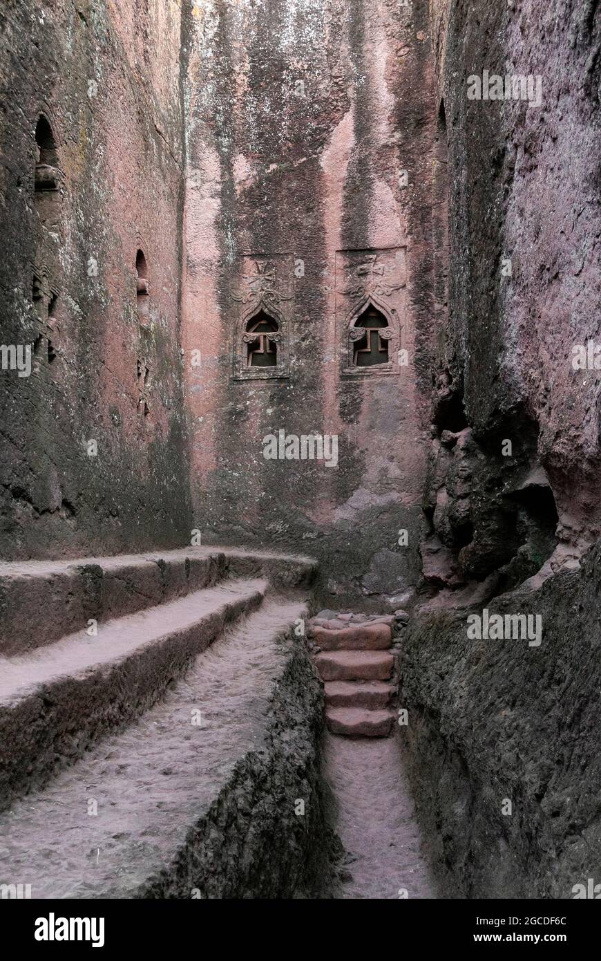 lalibela ancient rock-hewn monolithic churches landmark UNESCO heritage ...