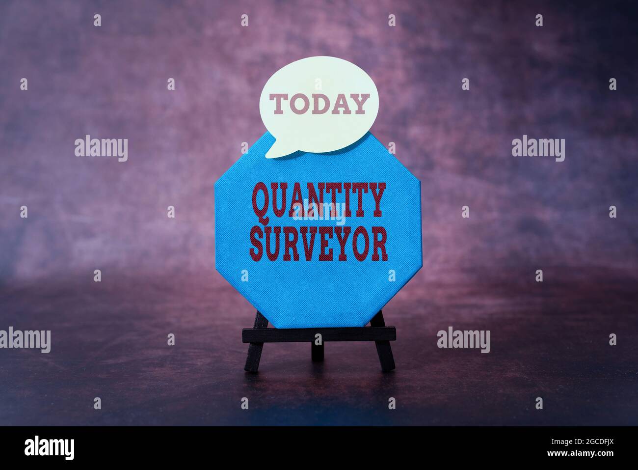 Inspiration showing sign Quantity Surveyor. Business overview calculate ...