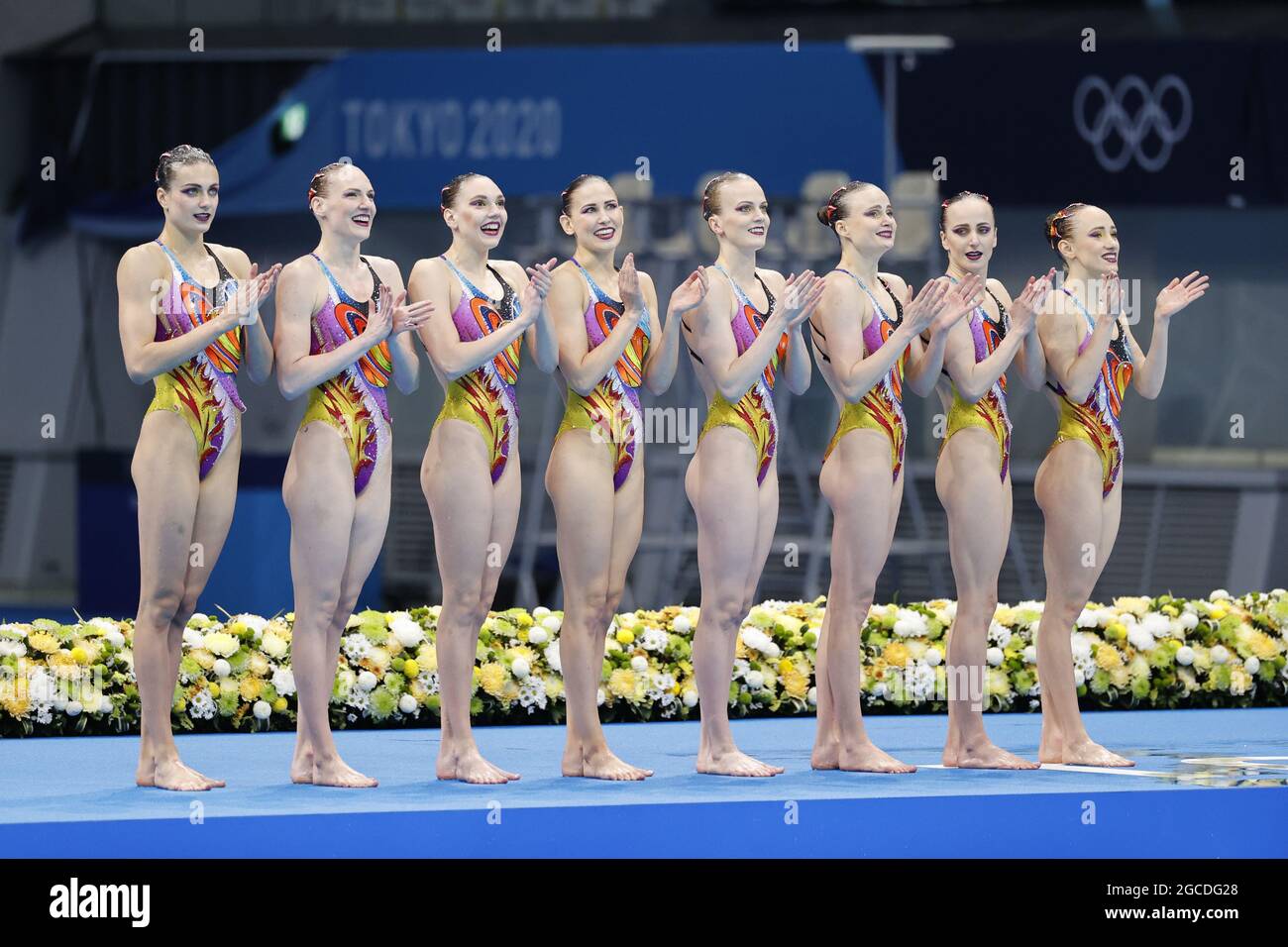 Team ROC Gold Medal during the Olympic Games Tokyo 2020, Swimming ...