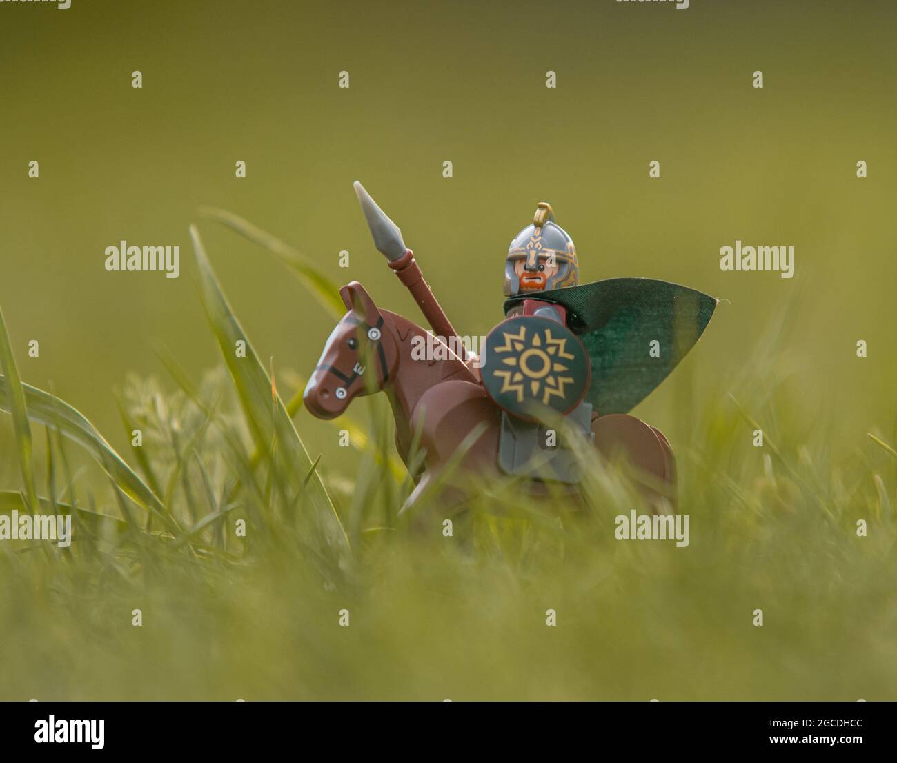 Lego lord of the rings minifugre Rohan rider Stock Photo - Alamy