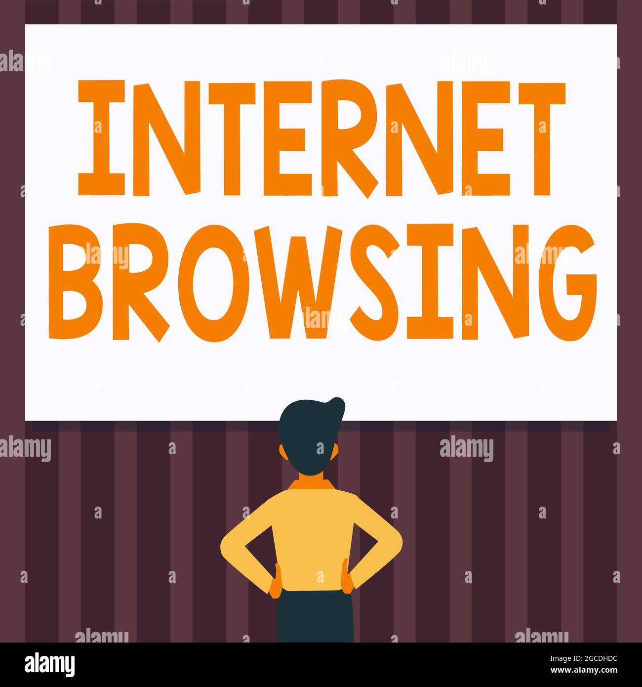 Conceptual caption Internet Browsing. Conceptual photo Act of looking ...