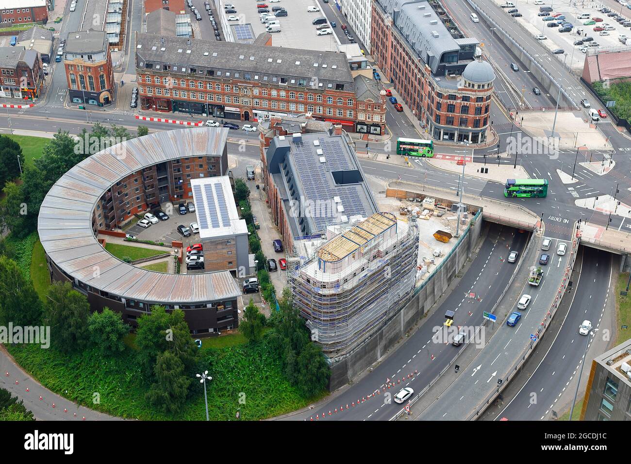 One of many views across Leeds City Centre from the top of Yorkshire's ...