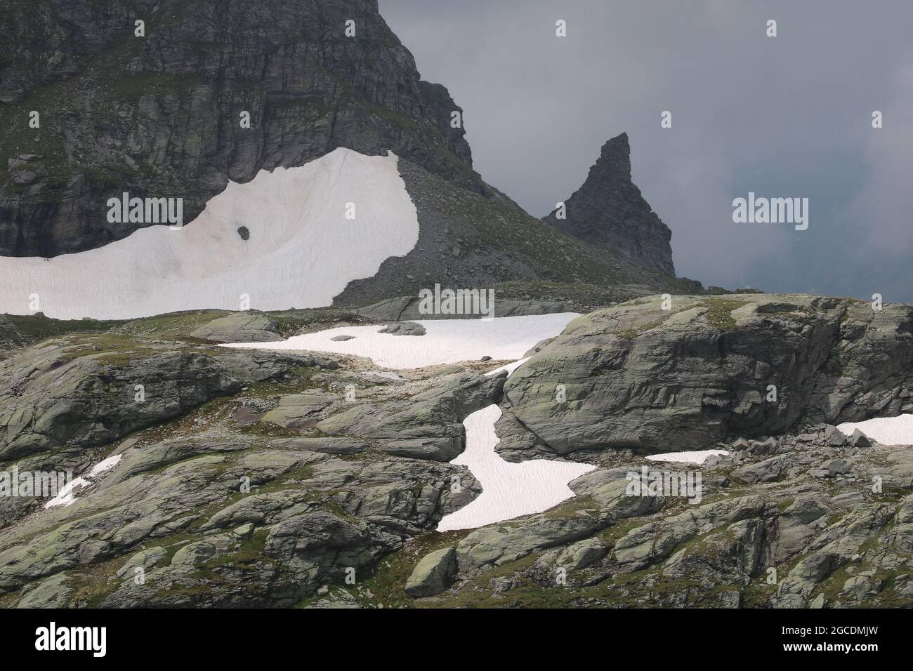 Small peak in the Pizol area Stock Photo - Alamy