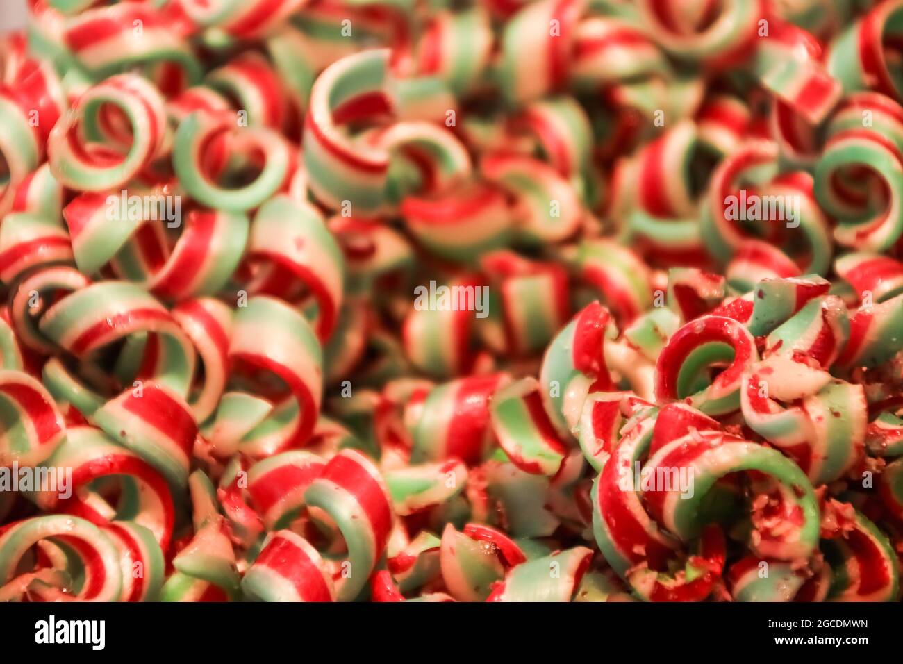 Orange spiral gummy candy hi-res stock photography and images - Alamy