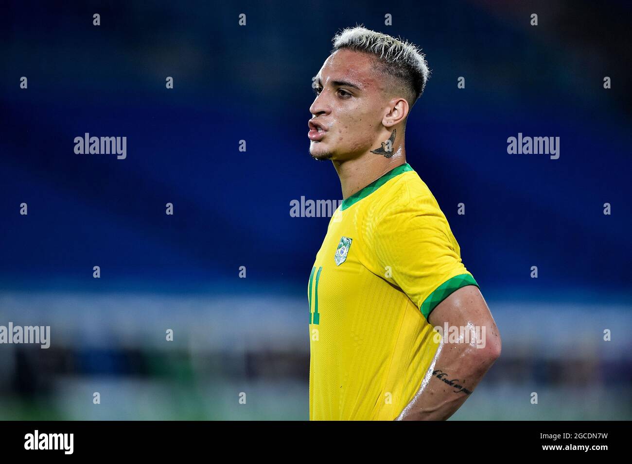 Antony of Brazil during the Olympic Games Tokyo 2020, Football Men's ...