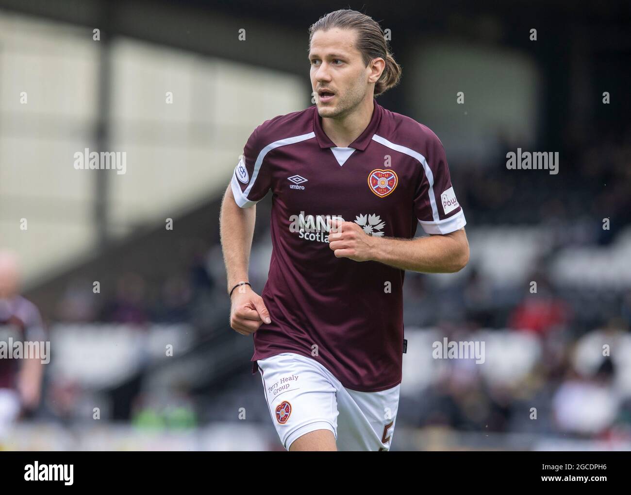 Heat of Midlothian's Peter Haring during the cinch Premiership match at ...