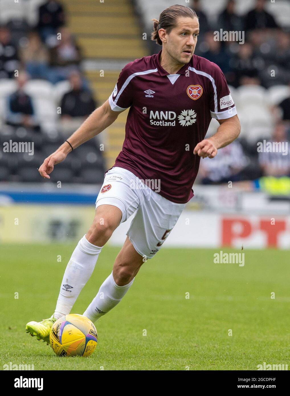 Heat of Midlothian's Peter Haring during the cinch Premiership match at ...