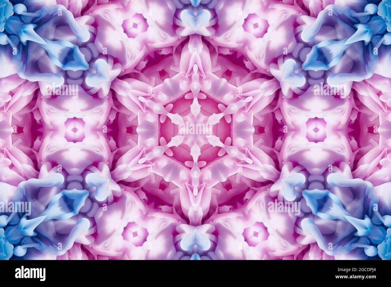 A kaleidoscope background with beautiful repeating shapes to use in ...