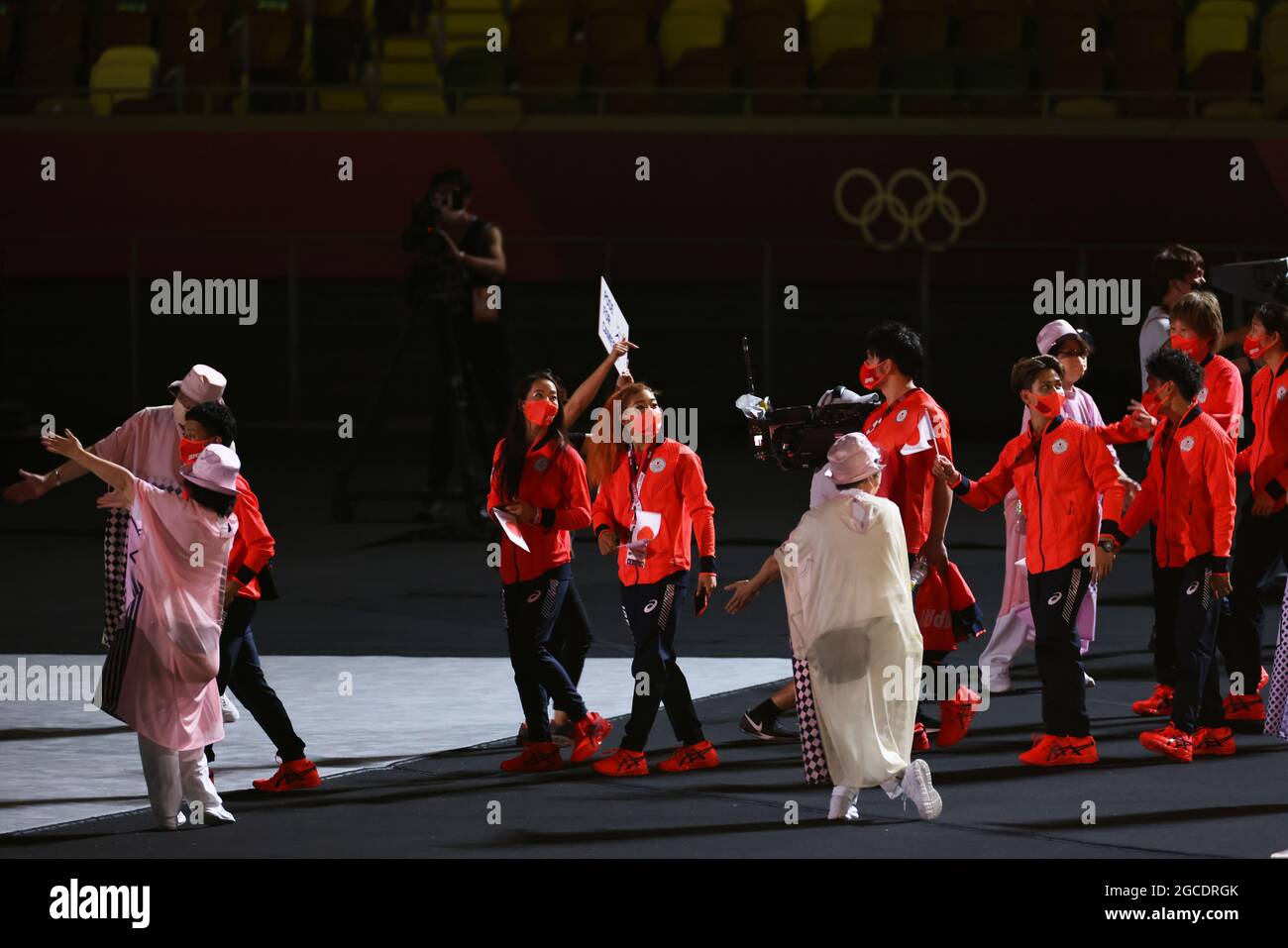 Japan Delegation (JPN), AUGUST 8, 2021 : Tokyo 2020 Olympic Games ...