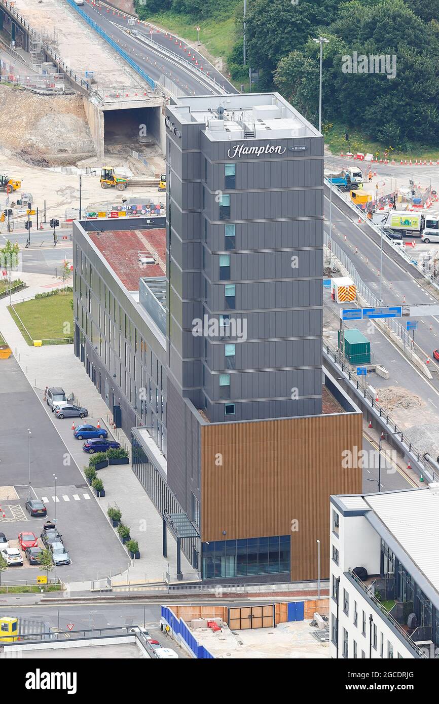 One of many views across Leeds City Centre from the top of Yorkshire's ...
