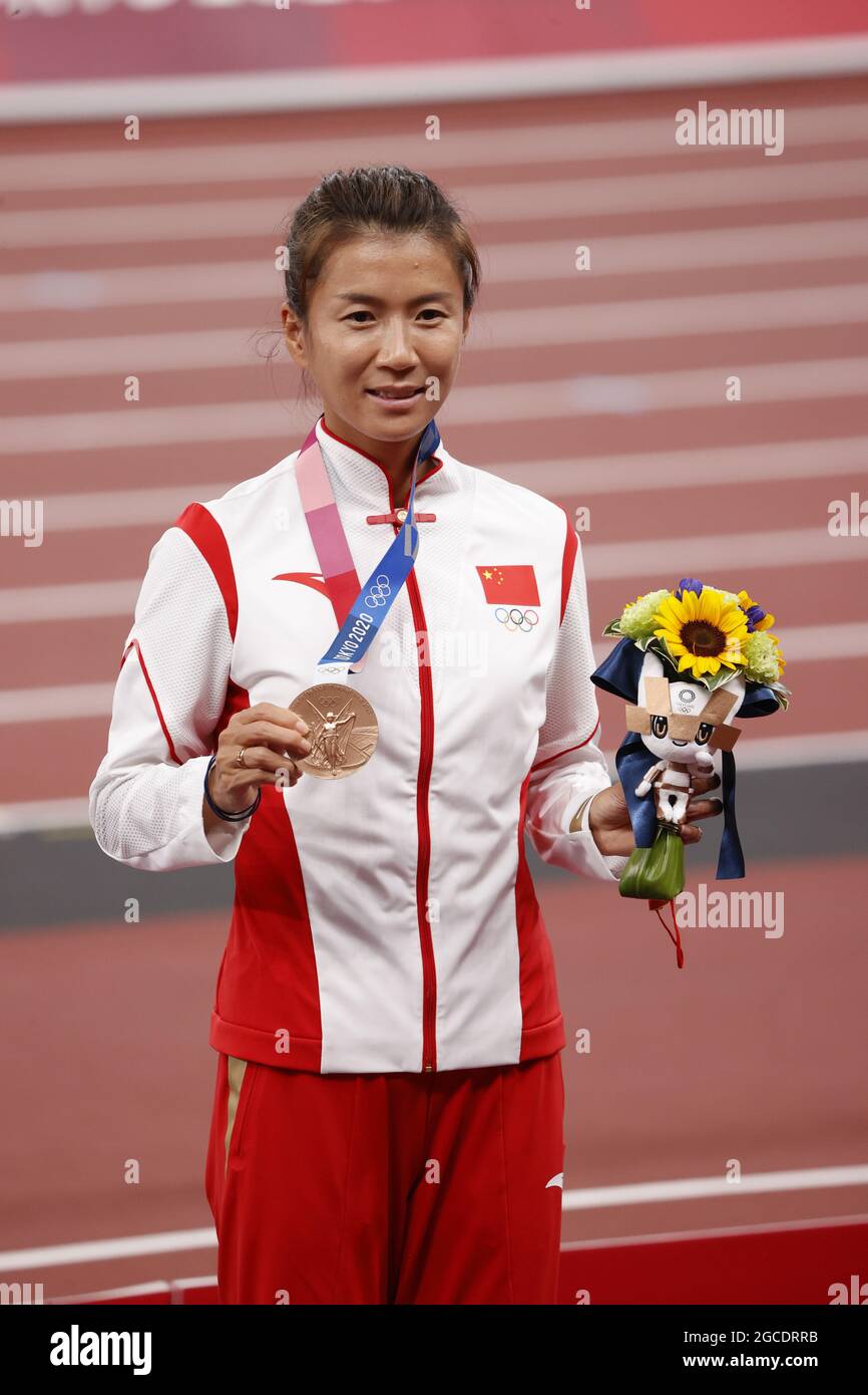 LIU Hong (CHN) 3rd Bronze Medal during the Olympic Games Tokyo 2020 ...