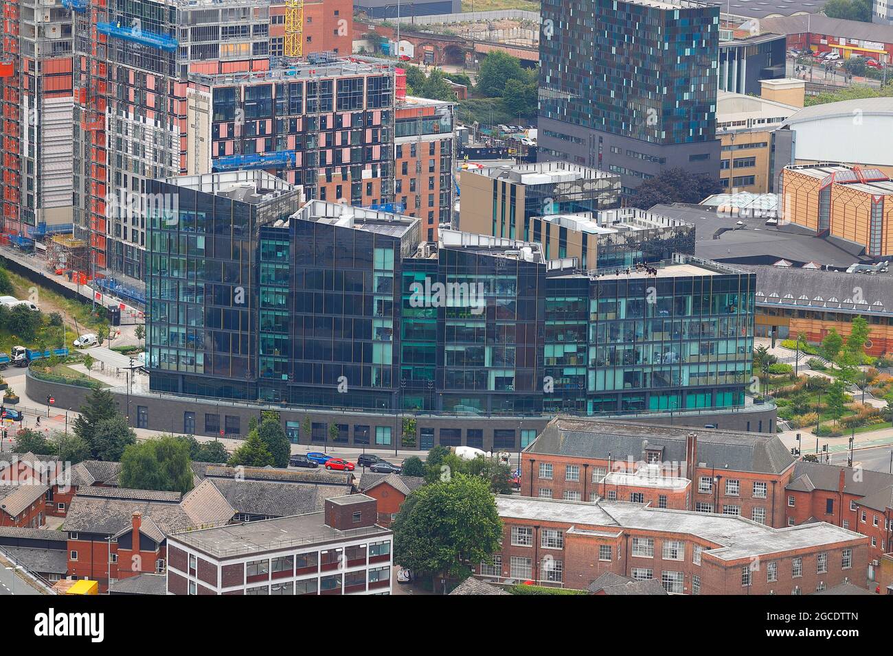 One of many views across Leeds City Centre from the top of Yorkshire's ...