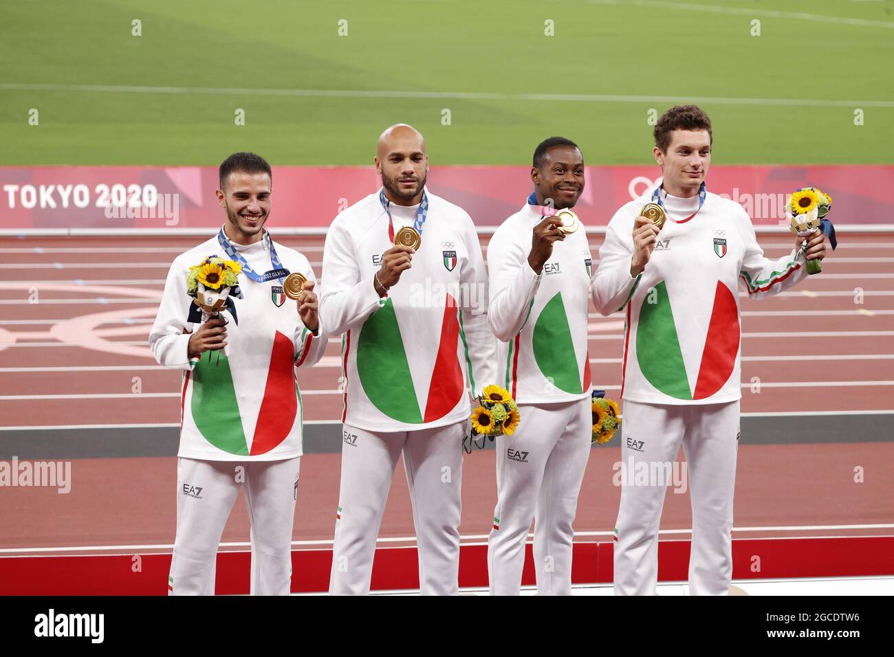 Italy Winner Gold Medal during the Olympic Games Tokyo 2020, Athletics ...