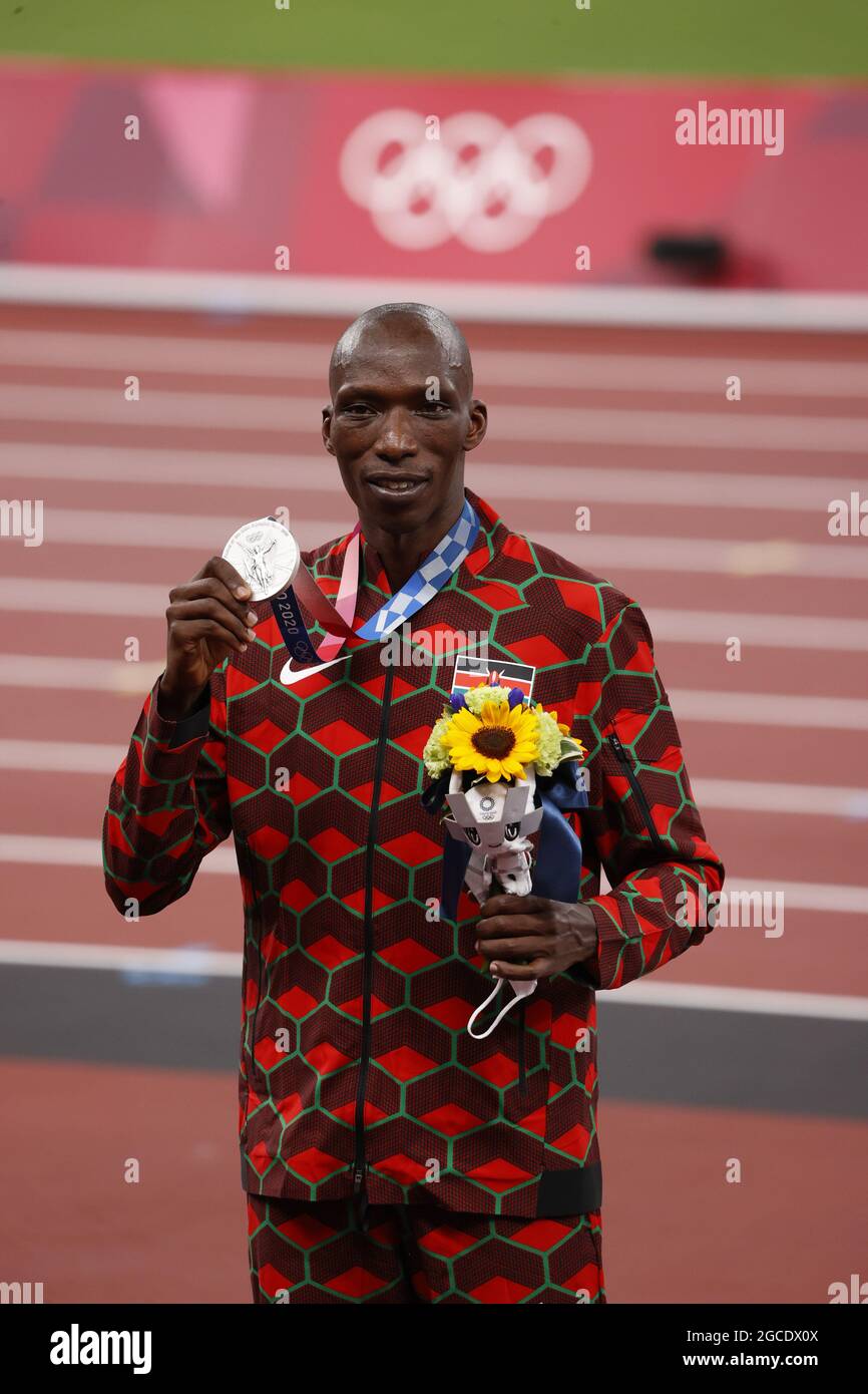 CHERUIYOT Timothy (KEN) Silver Medal during the Olympic Games Tokyo ...