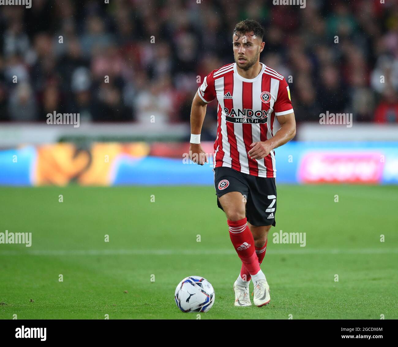 Sheffield, England, 7th August 2021. George Baldock of Sheffield Utd ...
