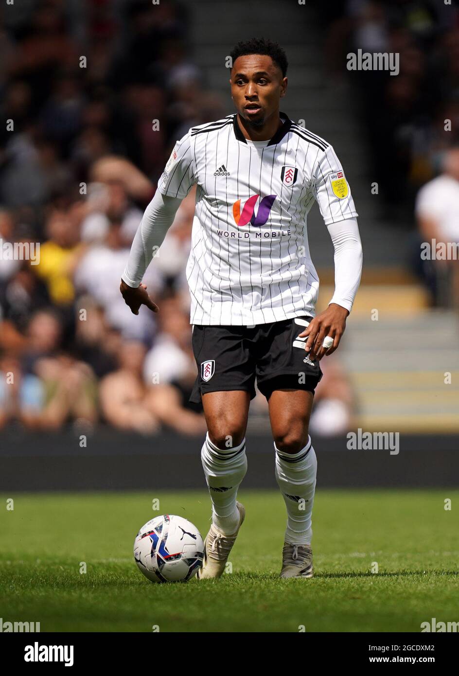 Fulham's Kenny Tete during the Sky Bet Championship match at Craven ...
