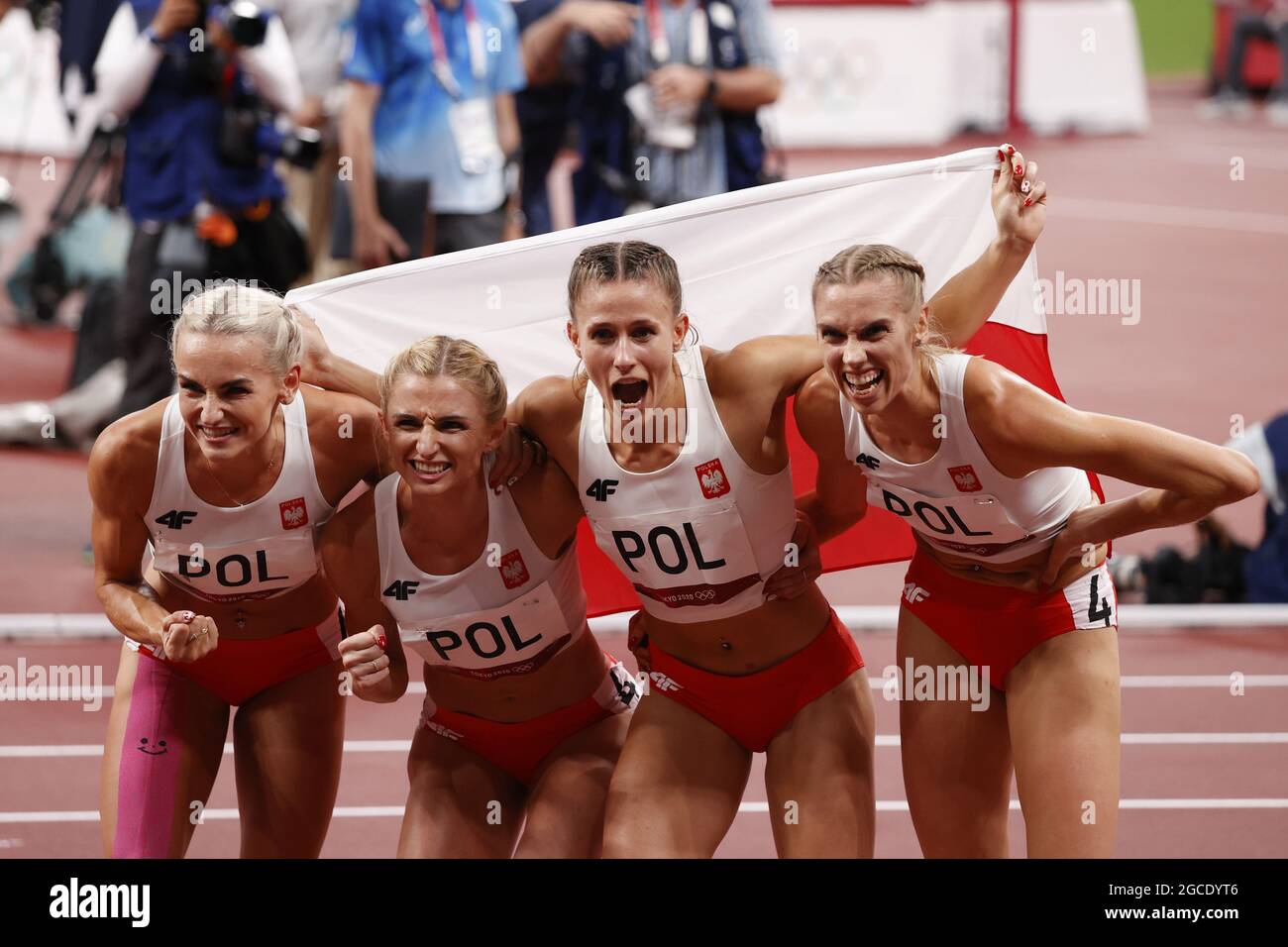 Poland 2nd Silver Medal during the Olympic Games Tokyo 2020, Athletics ...