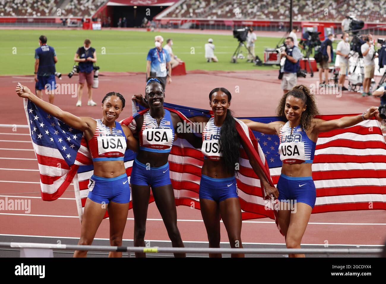 USA Winner Gold Medal during the Olympic Games Tokyo 2020, Athletics ...