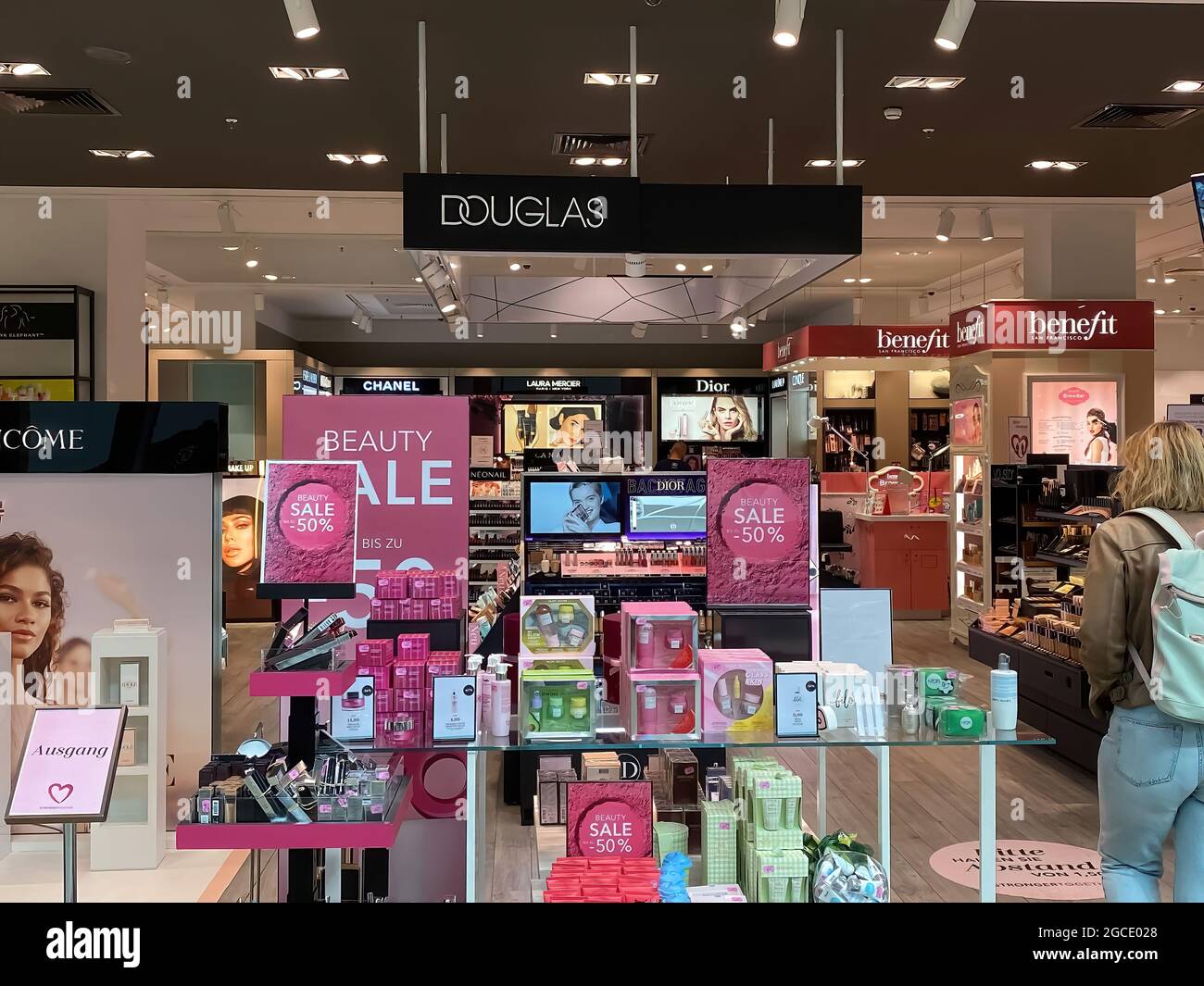 Oberhausen, Germany - July 9. 2021: View on store front with logo ...