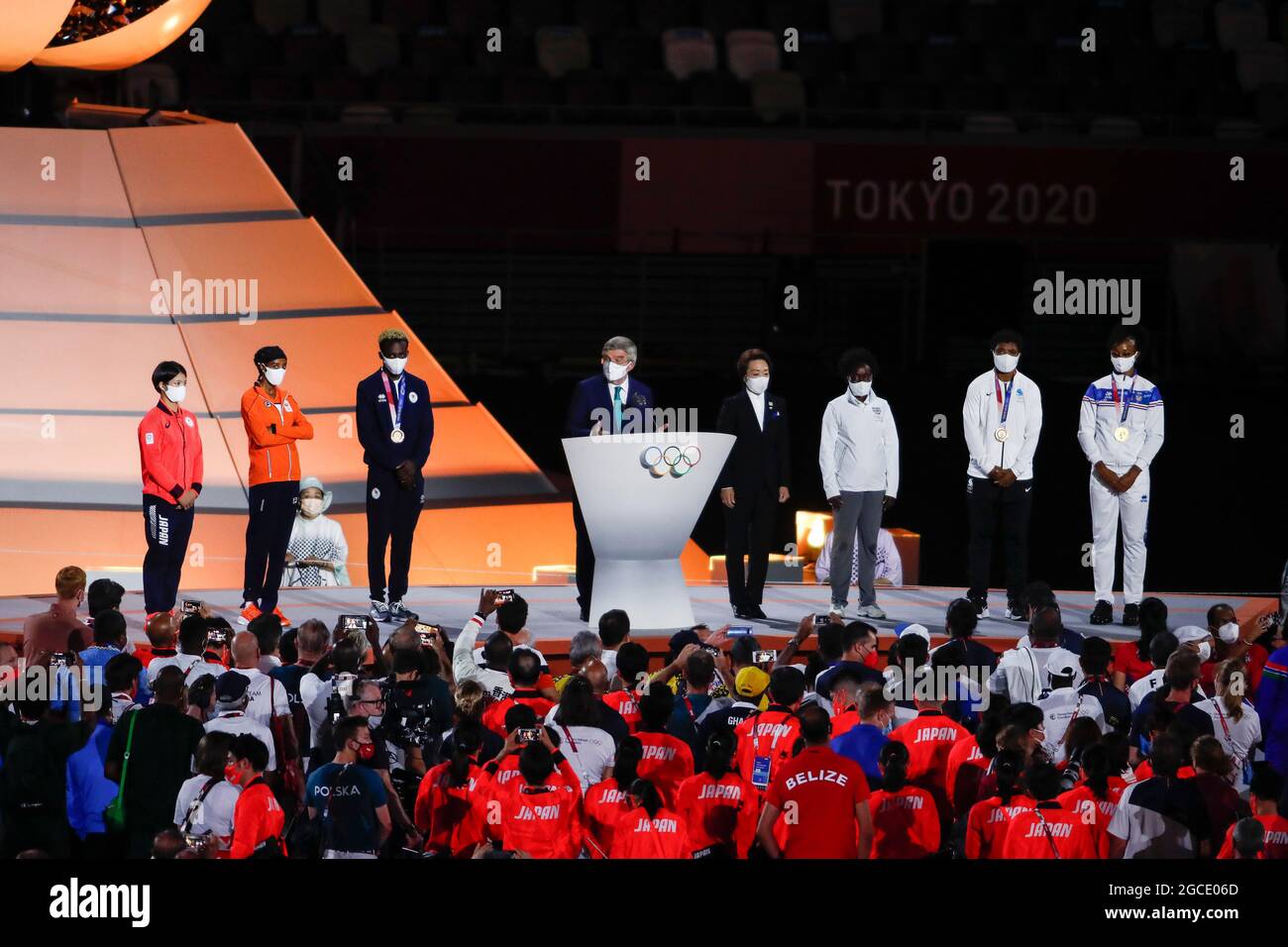 Tokyo, Japan. 8th Aug, 2021. Thomas Bach President of the International ...