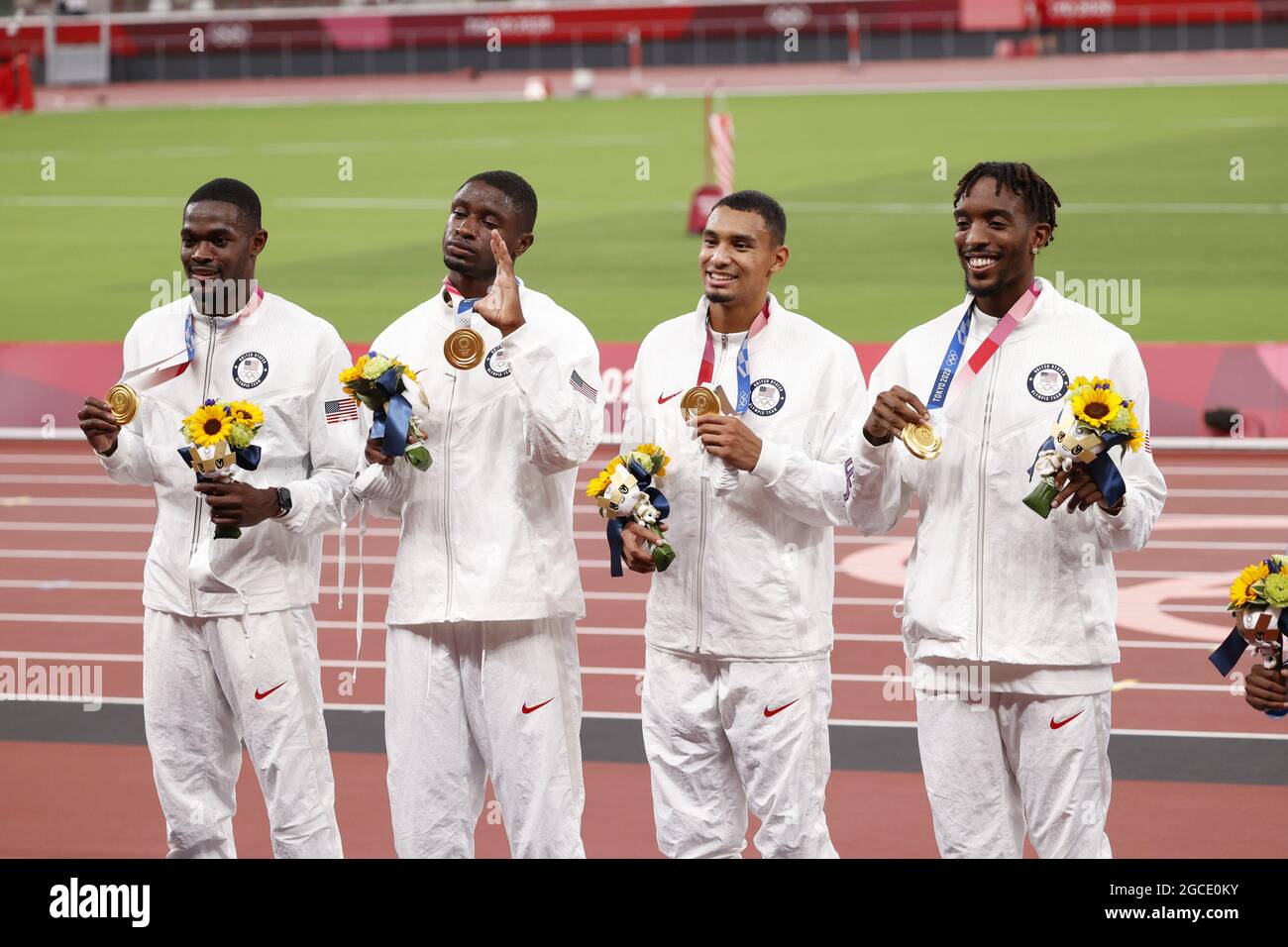 USA Winner Gold Medal during the Olympic Games Tokyo 2020, Athletics ...
