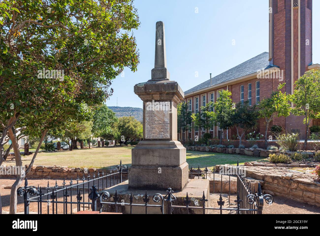 SMITHFIELD, SOUTH AFRICA - APRIL 23, 2021: Boer War monument at the ...