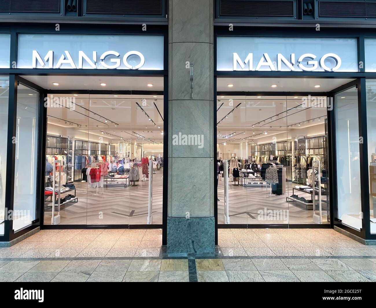 Oberhausen, Germany - July 9. 2021: View on store front with logo ...