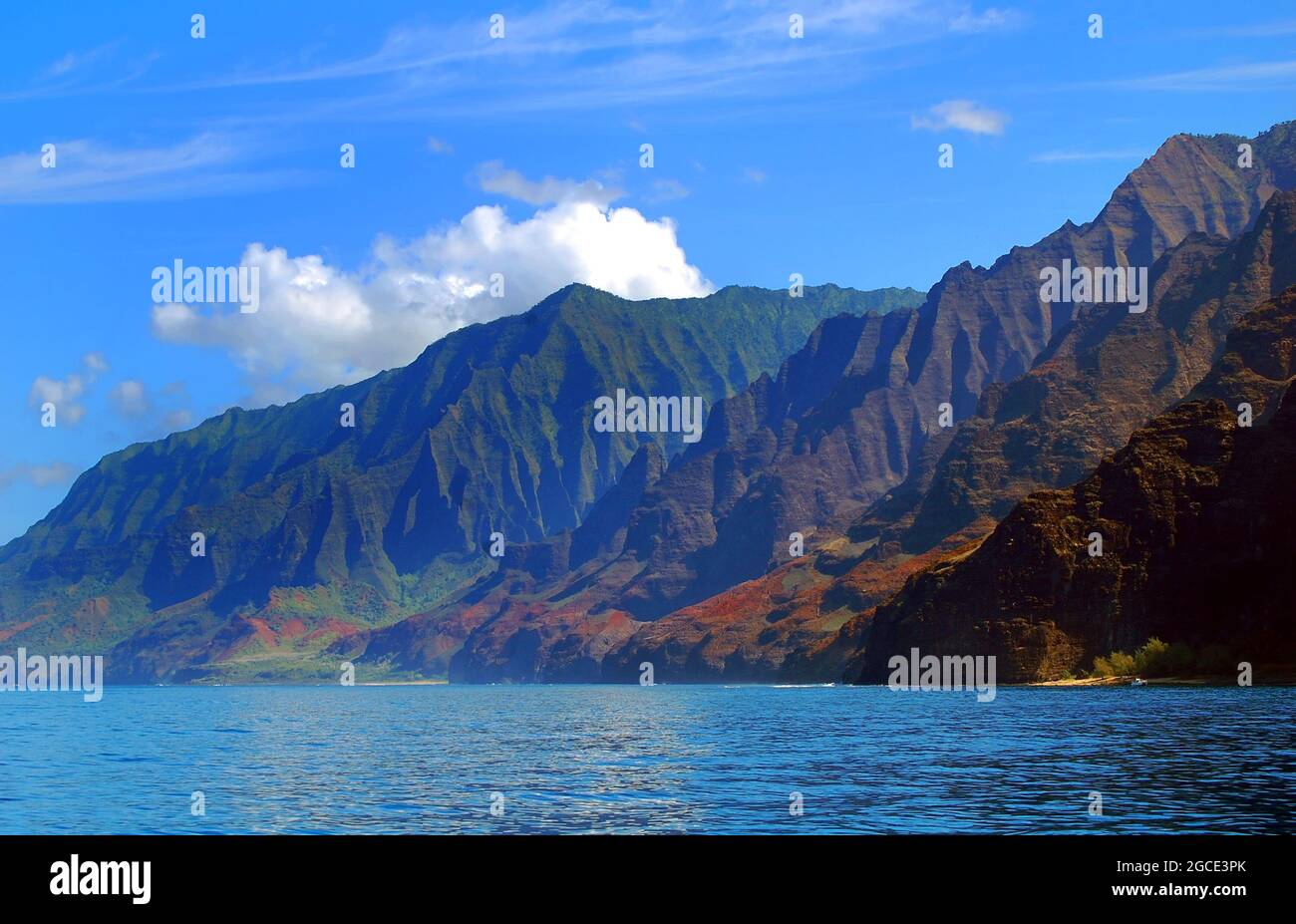 Beautiful and rugged, Na Pali State Park, is located on the Island of ...