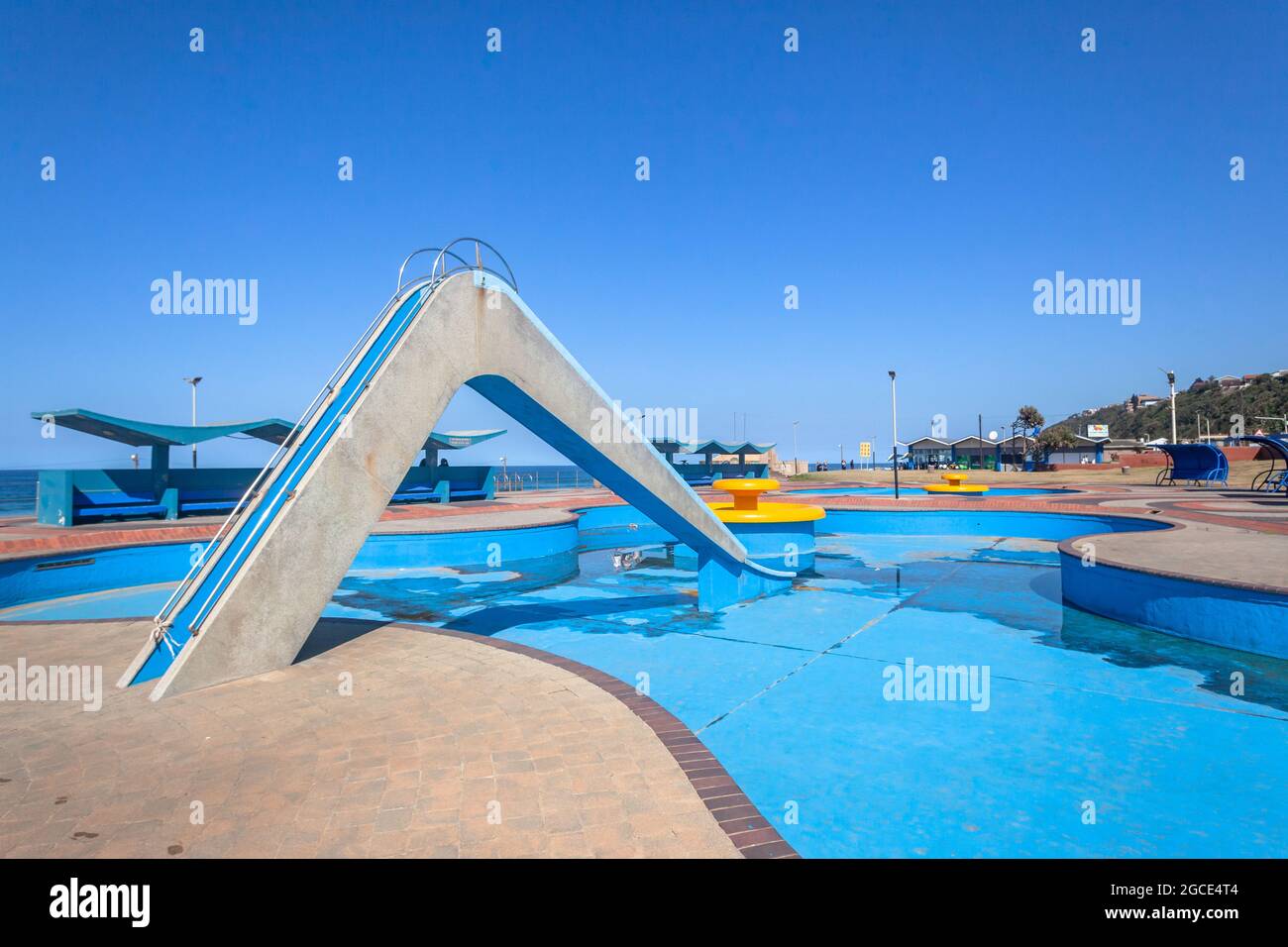 Empty water slide swimming pool hi-res stock photography and images - Alamy