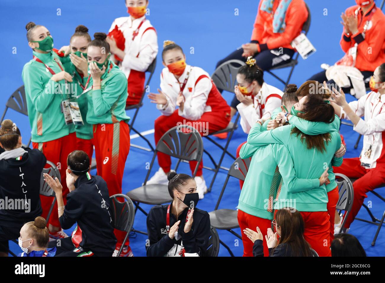 Bulgaria Team Winner Gold Medal during the Olympic Games Tokyo 2020 ...