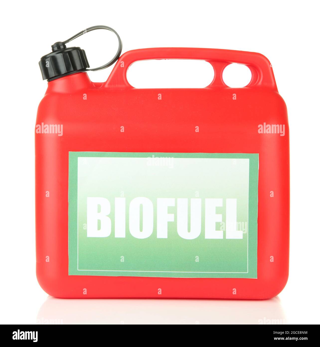 Bio fuels in canister isolated on white Stock Photo - Alamy