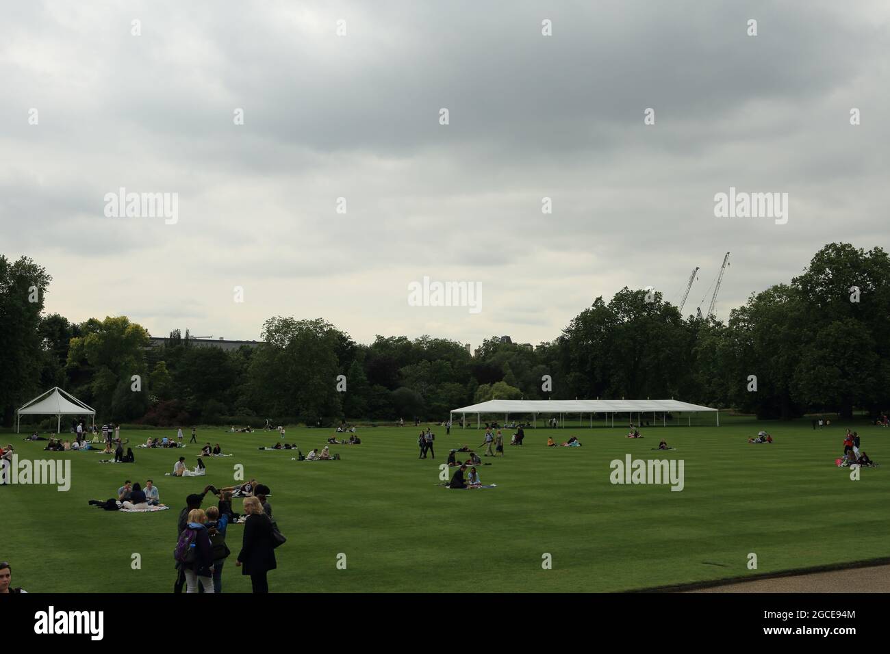 Buckingham Palace & Garden Stock Photo - Alamy
