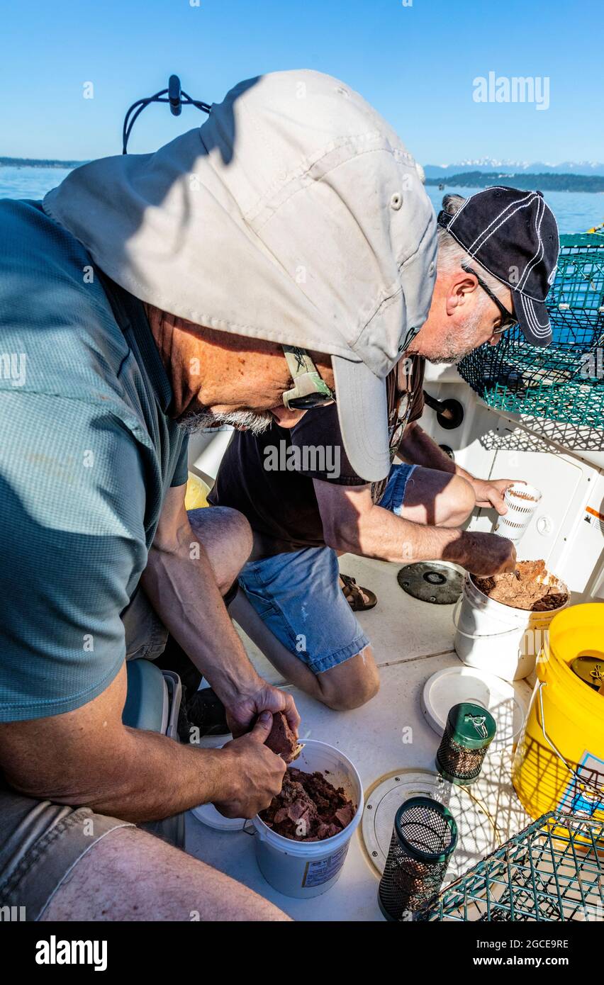 Bait shrimp pot hi-res stock photography and images - Alamy