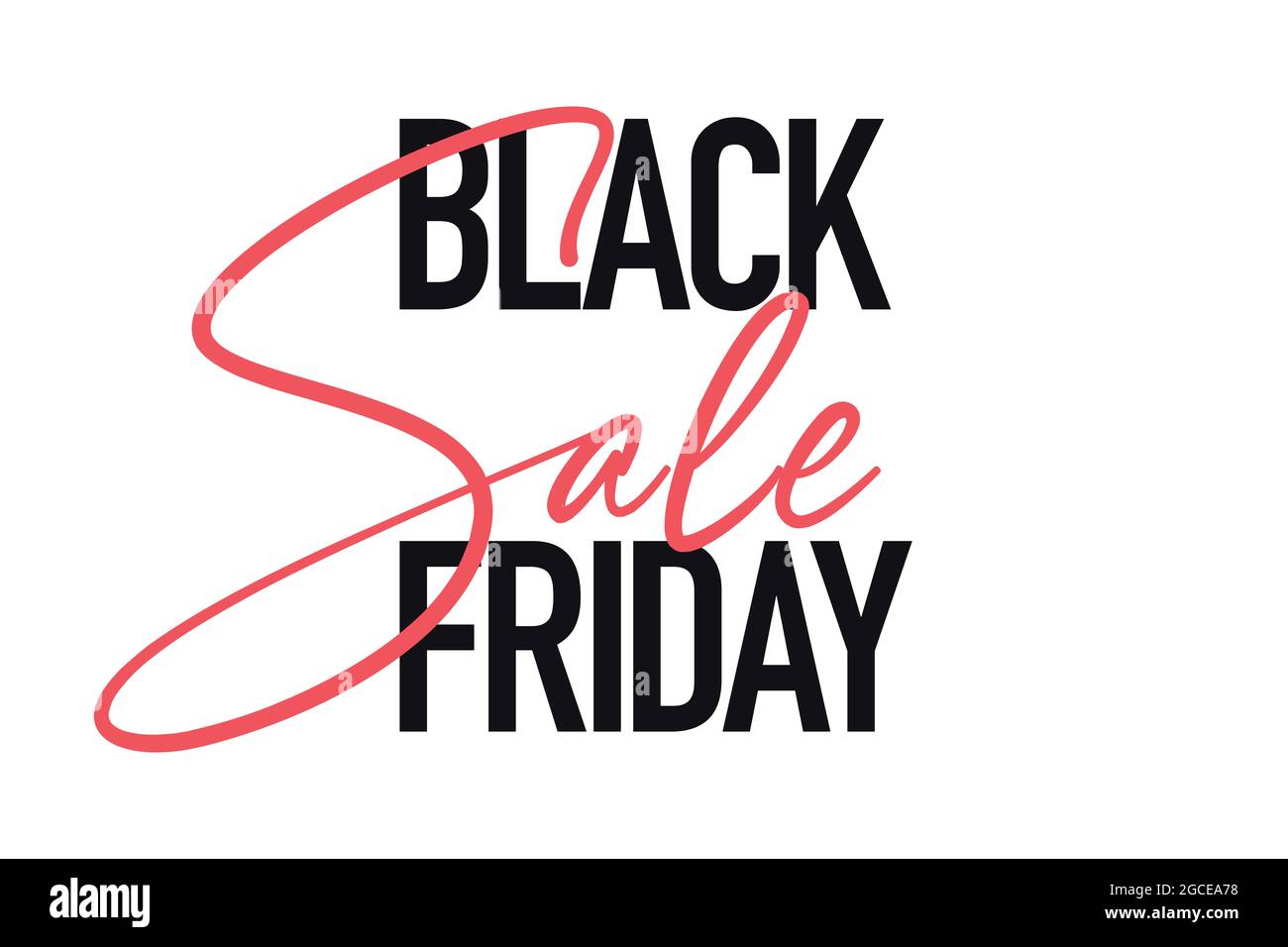 Black friday sale stylish Cut Out Stock Images & Pictures - Alamy