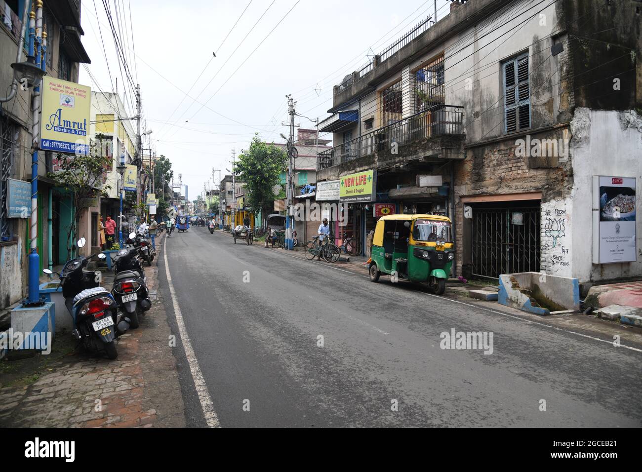 Grand Trunk Road. Bhadreswar, Hooghly, West Bengal. India Stock Photo ...