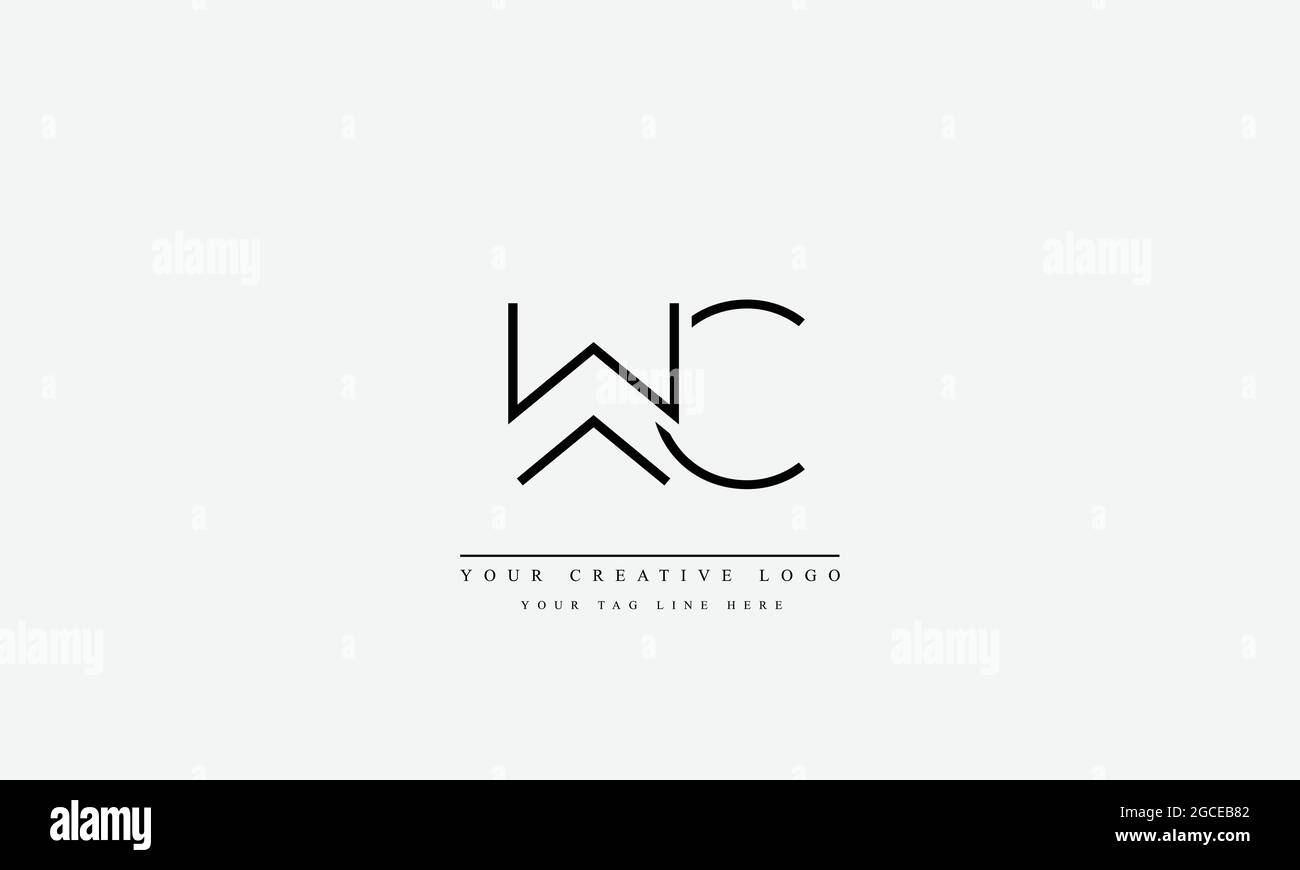 Wc logo vector vectors hi-res stock photography and images - Alamy