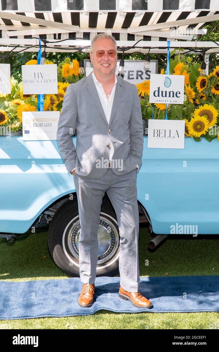 Ian Duke attends Bella Magazine's Annual Hamptons Cover Party featuring ...