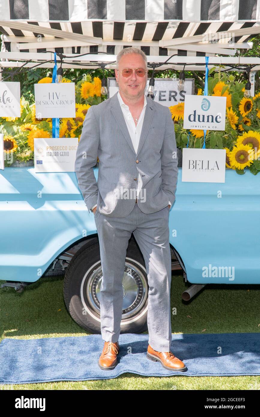 Ian Duke attends Bella Magazine's Annual Hamptons Cover Party featuring ...