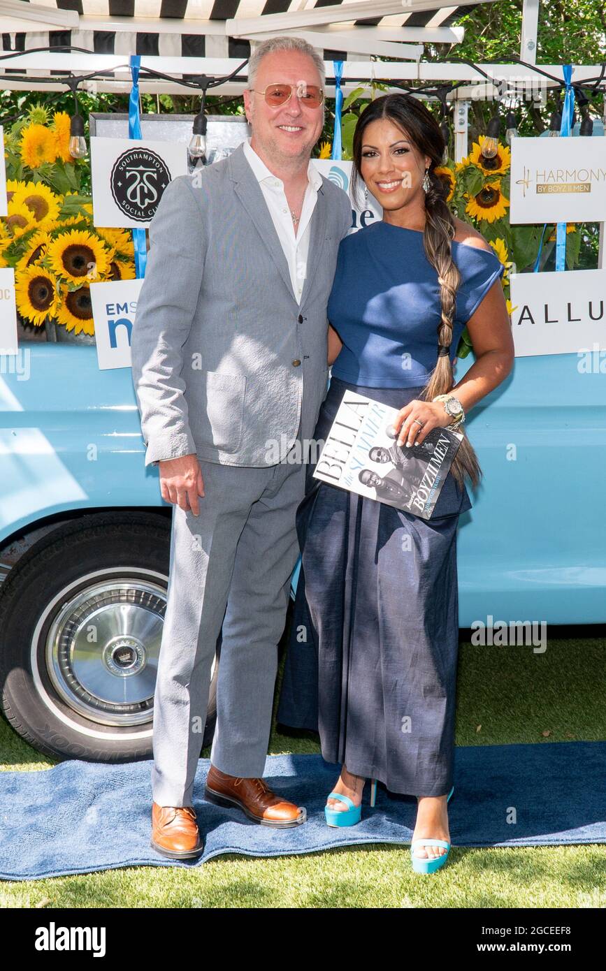 Ian Duke and Vanessa Coppes attend Bella Magazine's Annual Hamptons ...