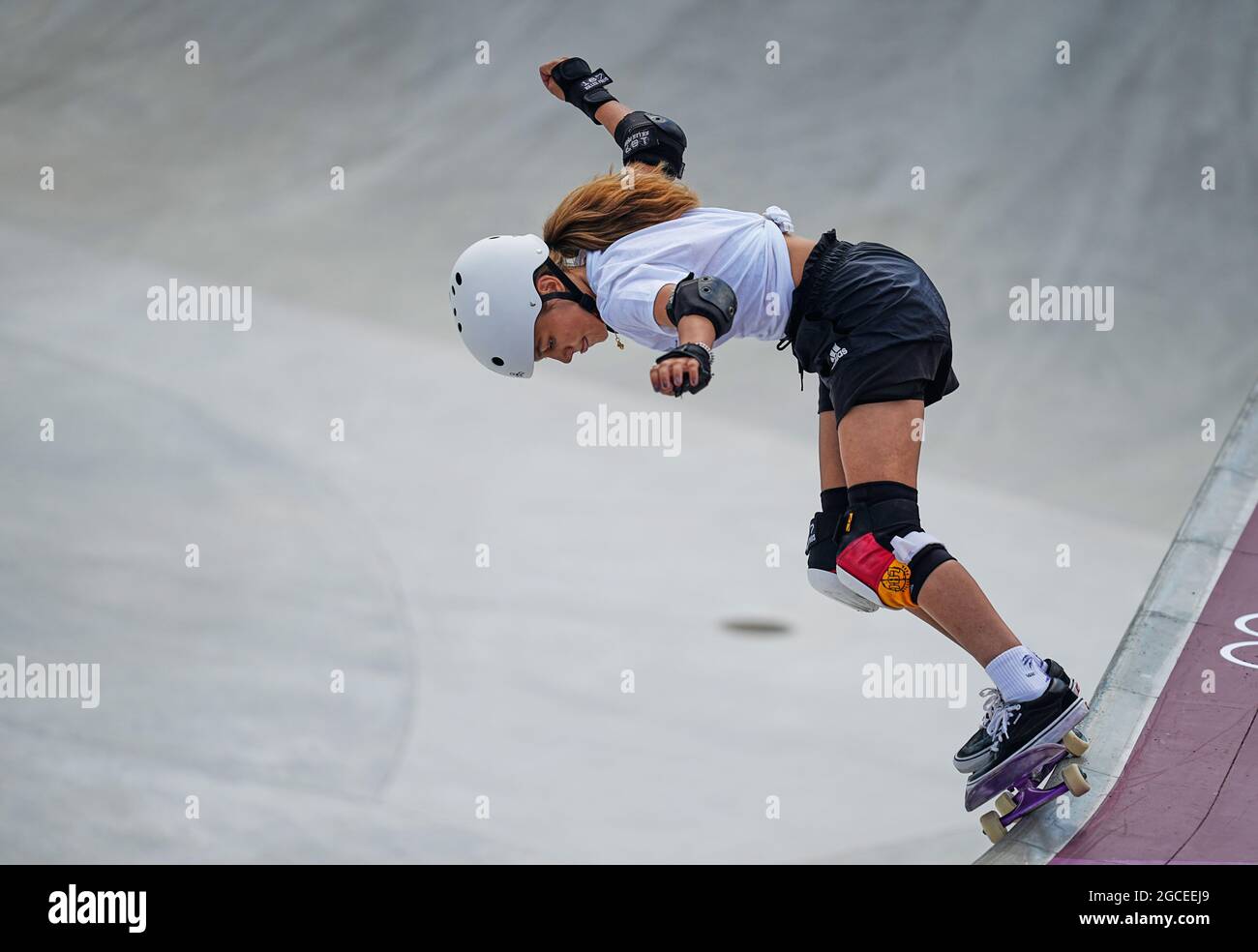 August 4, 2021: Lilly Stoephasius during womenspark skateboard at the ...
